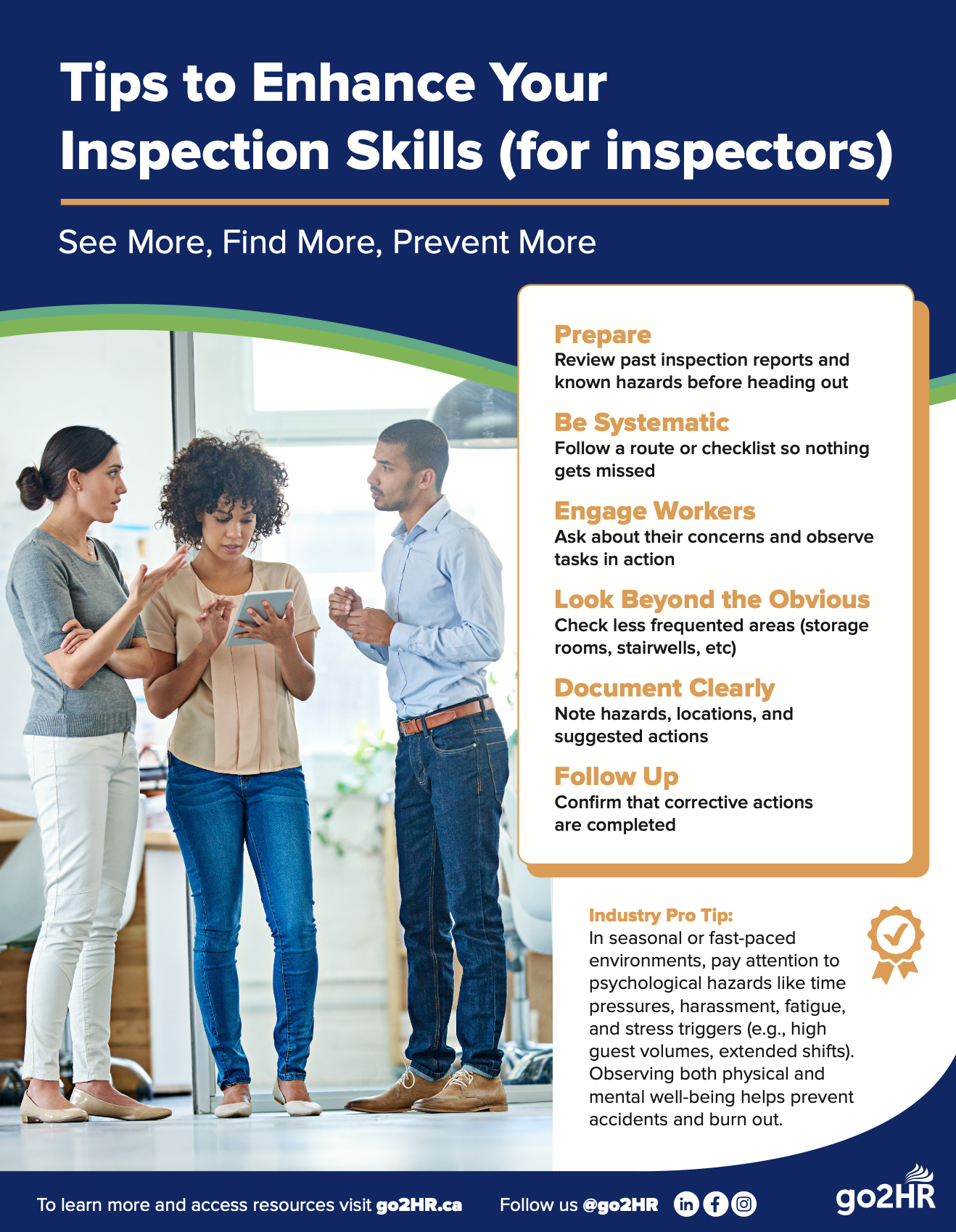 JHSC Tip Sheet – Inspections | go2HR